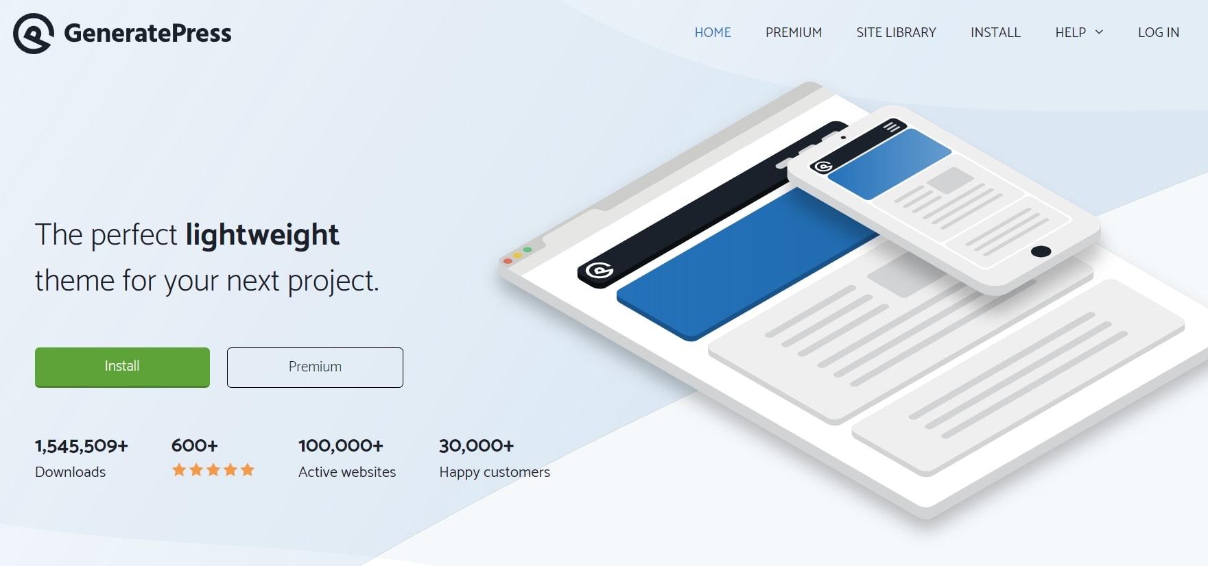 WordPress Theme - Generatepress - NETSEC